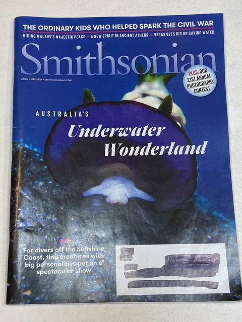 SMITHSONIAN MAGAZINE APR 2024 Australia's Underwater Wonderland Reef ...