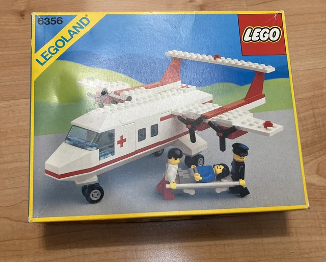 LEGO VINTAGE 6356 Med-Star Rescue Plane complet avec boite et notice ...
