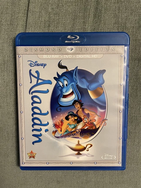 ALADDIN (BLU-RAY/DVD, 2015, 2-Disc Set, Diamond Edition) DISNEY $13.99 ...