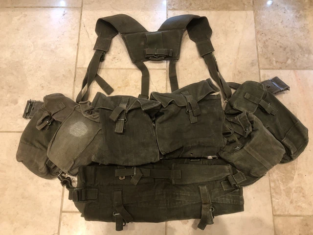 BRITISH ARMY 58 Pattern Webbing First Second Issue Set 1959-64 £200.00 ...