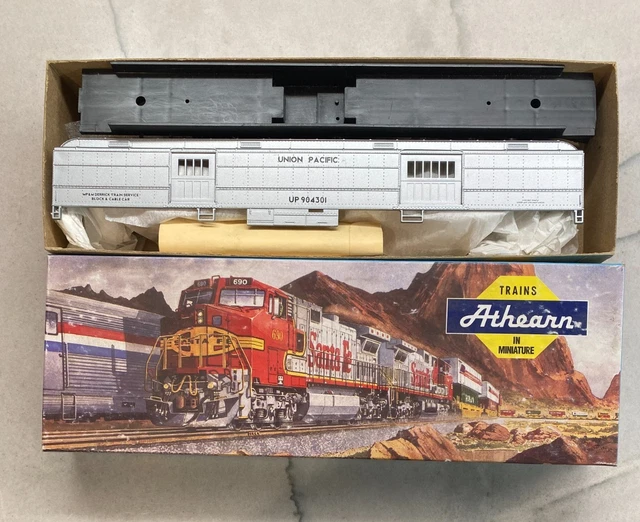 ATHEARN HO SCALE Union Pacific Work Train Baggage Car Kit 1147 UP ...