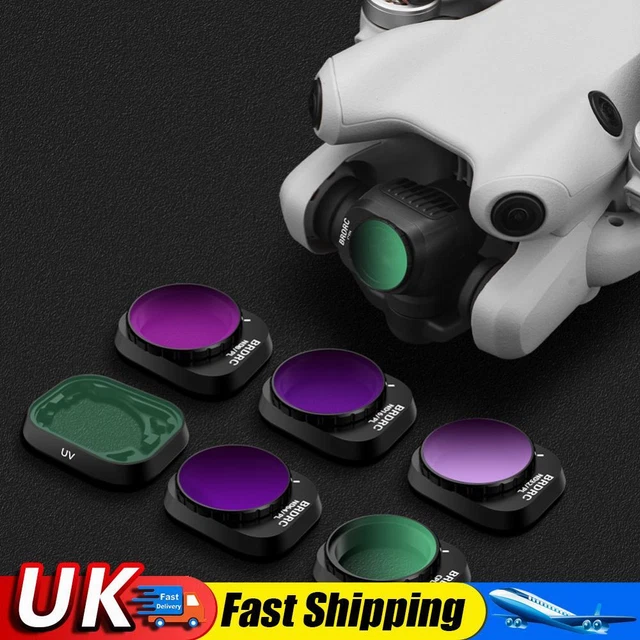 LENS FILTER DRONE Filters Kit for DJI Mini 4 Pro( UV CPL ND8PL/16PL ...