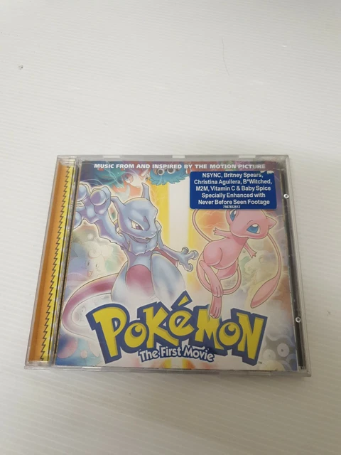 POKÉMON THE FIRST Movie CD Music From & Inspired By 1999 Atlantic ...