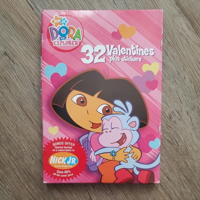 NICKELODEON DORA THE Explorer Valentine Box Set - 32 Valentines ...