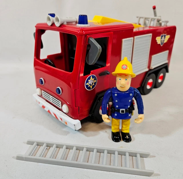 FIREMAN SAM JUPITER Fire Engine with Figure and Ladder, Prism 2005 ...