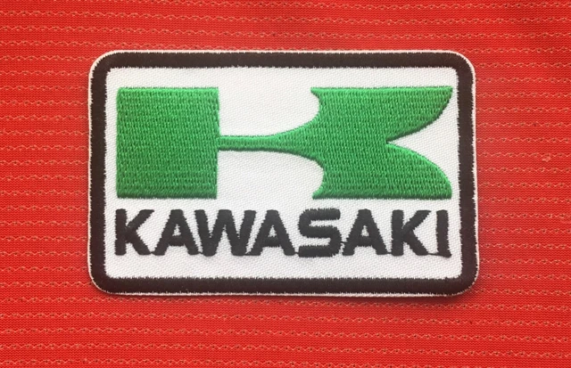 KAWASAKI LOGO TOURING bike motorcycle GPZ ninja H2R sew iron on patch ...