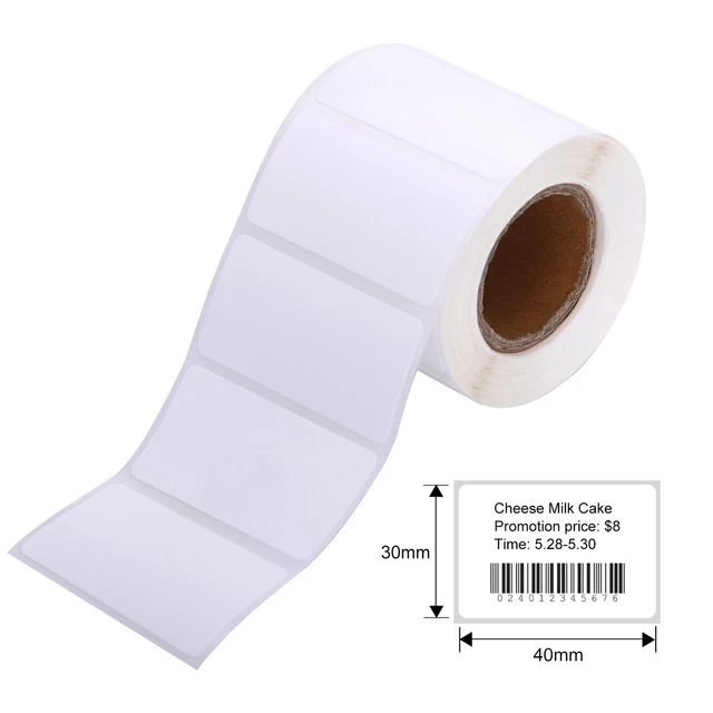 LABEL PRINTER STICKER Thermal Label Paper Self-Adhesive Printable Paper ...