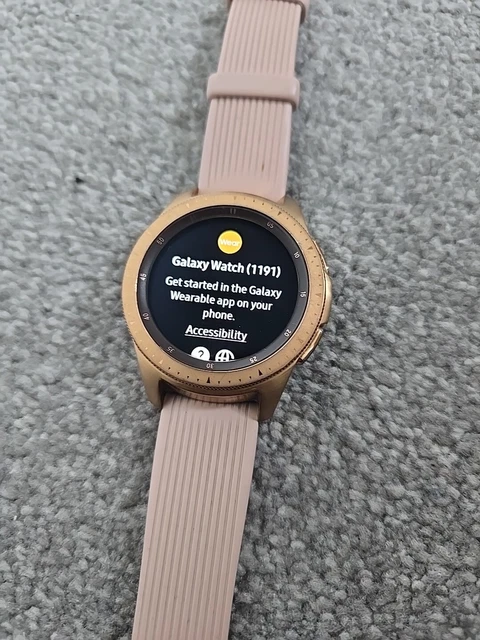 SAMSUNG GALAXY WATCH SM-R810 42 mm * pulsante posteriore non funzionante *Q19 EUR 23,41 ...