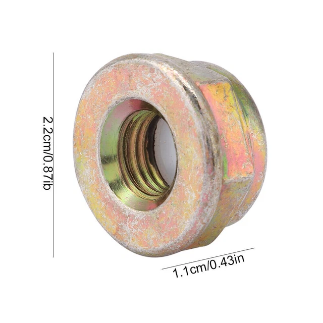 NUT M10 X1.25 with collar for brush cutter / brush cutter with left ...