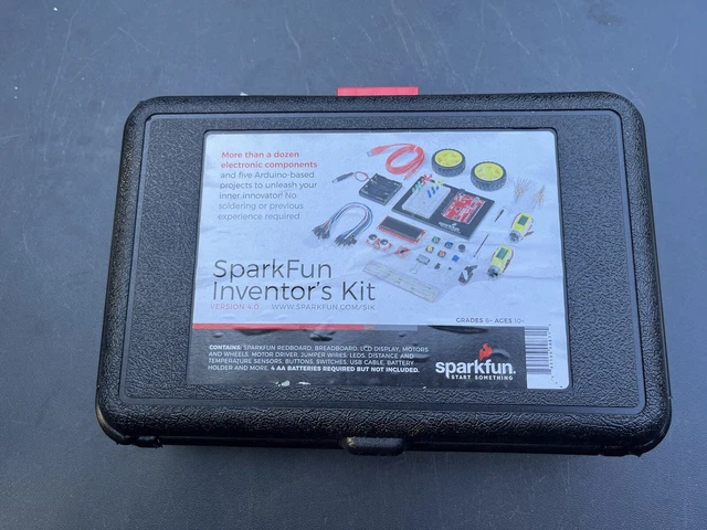 SPARKFUN ARDUINO INVENTOR’S Kit version 4.0 Arduino - Open Box $39.99 ...