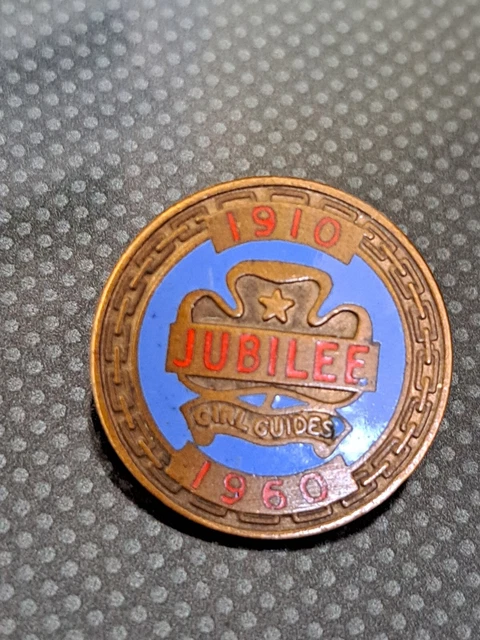 VERY RARE OLD Girl Guide 50 Year Jubilee Badge - Nice Condition £10.00 ...