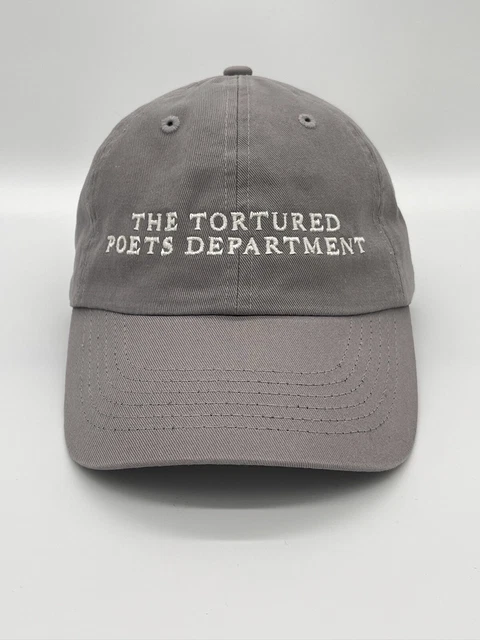 THE TORTURED POETS Department Gray Dad Hat TTPD Taylor Swift IN HAND ...