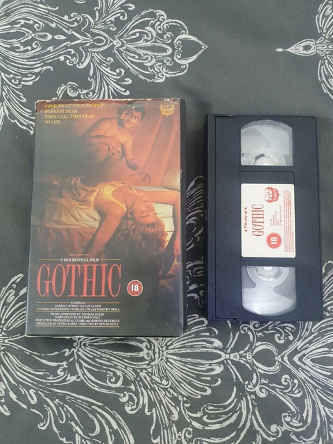 GOTHIC VHS VIDEO Tape Ken Russell Big Box Ex Rental £12.99 - PicClick UK