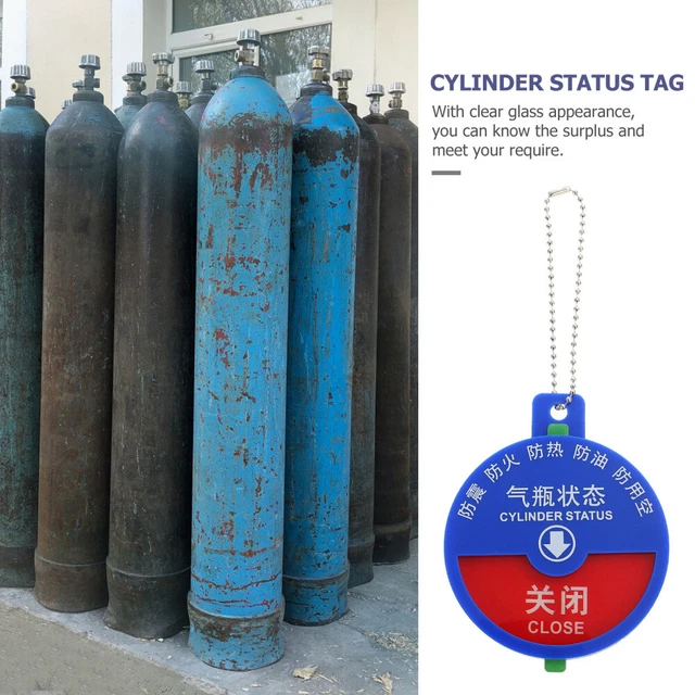 OXYGEN CYLINDER STATUS Plate Hospital Sign Signage Label The $13.74 ...