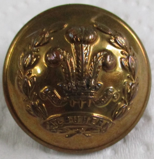 BRITISH ARMY:&MIDDLESEX REGIMENT OFFICER'S BRASS BUTTON" (Large, 25mm ...