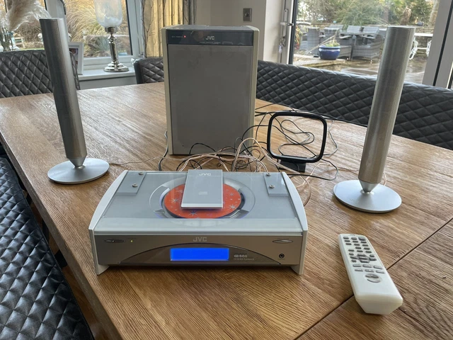 JVC FS-SD1000R, COMPONENT system, CD/AM/FM Tuner, and Subwoofer,Aux in ...