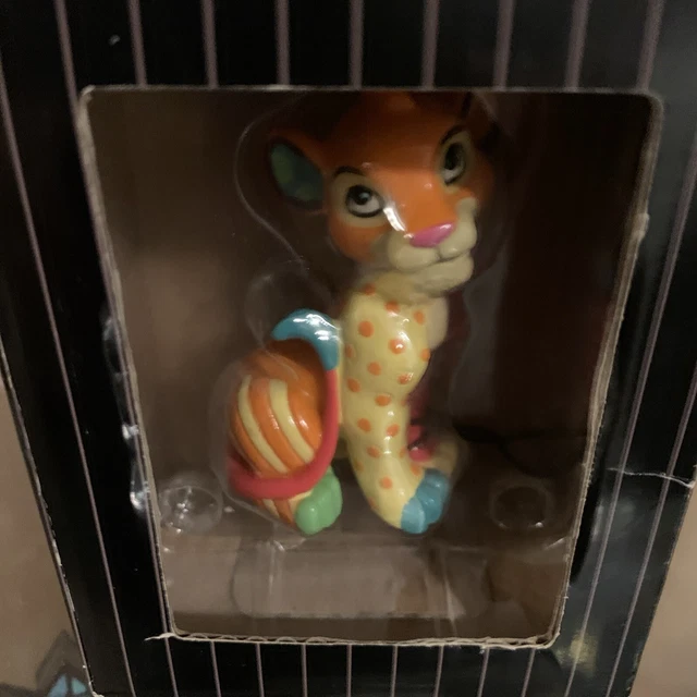 DISNEY ROMERO BRITTO Pop Art Seated SIMBA from Lion King Figurine 3" £ ...