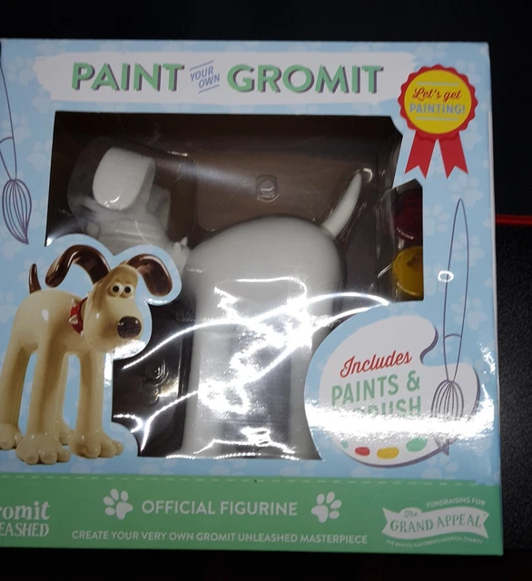 PAINT YOUR OWN Gromit, Gromit Unleashed, Wallace & Gromit, New, With ...