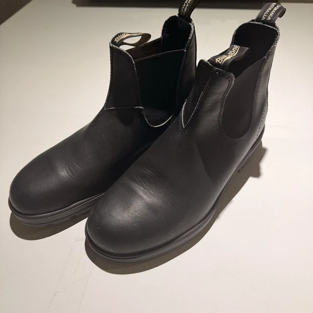 BLUNDSTONE BOOTS MENS US 9 (AU 8/8.5) Black . Pull On. Tasmania ...