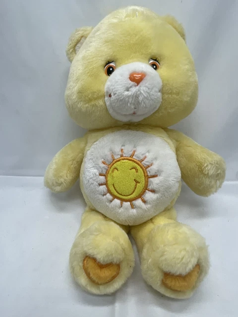 2004 CARE BEARS Funshine Bear Yellow Plush Sound Not Working 13 ...