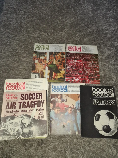 HOUSE CLEARANCE JOB Lot Bundle Full 75 Book Of Football Magazines ...