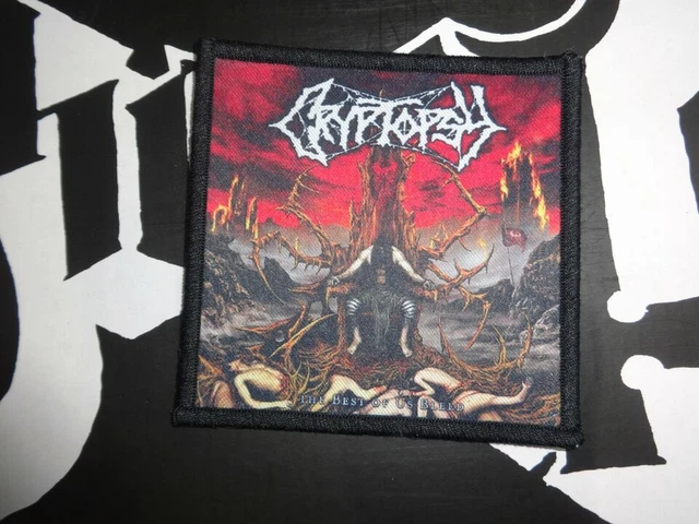 CRYPTOPSY DEATH PATCH Aufnäher Kutte Death Metal God Dethroned xx EUR 8 ...