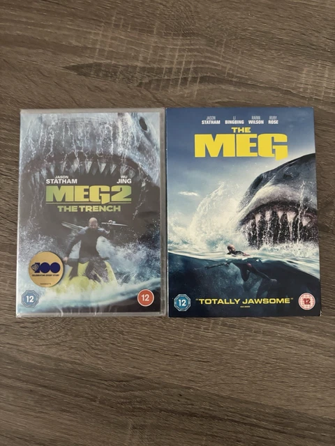 THE MEG 1&2 DVD Starring Jason Statham, Rainn Wilson £22.51 - PicClick UK