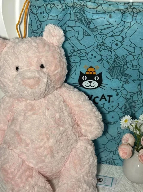 JELLYCAT LEOLA Bear Large Pink Bear 29cm doll Tag+ Dust Bag new 1pcs £25.95 - PicClick UK