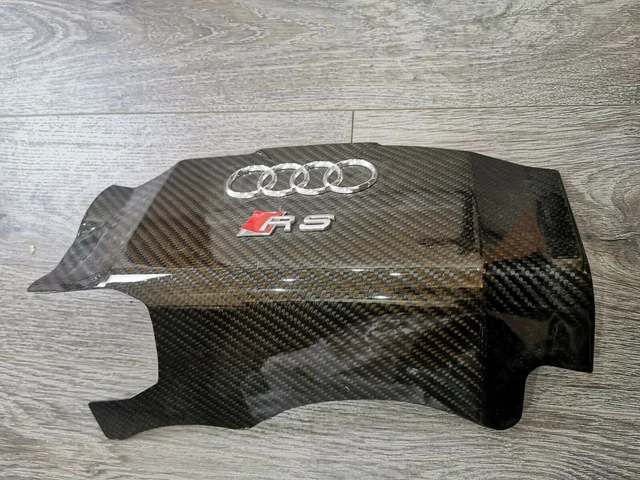 AUDI RS4 B7 CARBON FIBRE ENGINE COVER TRIM 2006 - 2008 079103926 L 4.2 ...