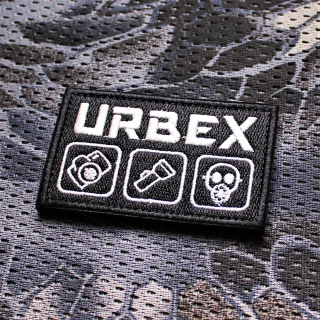 AUFNÄHER PATCH KLETT Urbex Urban Exploration Vergessene Orte Lost ...