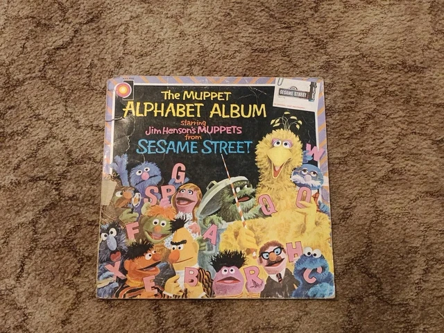 SESAME STREET THE Muppet Alphabet Album 1971 Vinyl Record Gatefold $69. ...