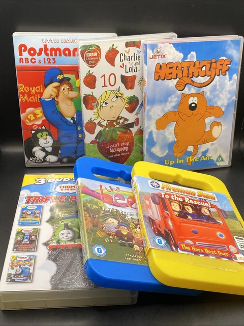 8 DVD BUNDLE Kids Toddler Mix DVDS Thomas Tank Postman Pat Fireman Sam ...