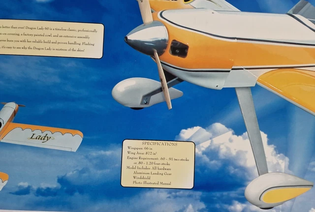 DRAGON LADY 60 von Modeltech, ARF, Rarität, Baukasten, Bausatz, NEU EUR ...