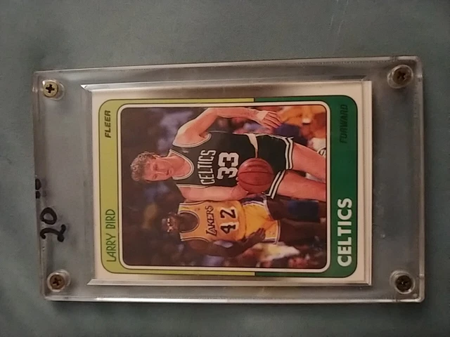 1987-88 LARRY BIRD NBA Fleer #9 carte basketball Celtics EUR 16,57 ...
