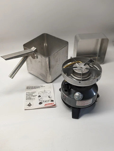 COLEMAN PEAK 1 Lightweight Backpack Stove Container And Cook Kit. New ...