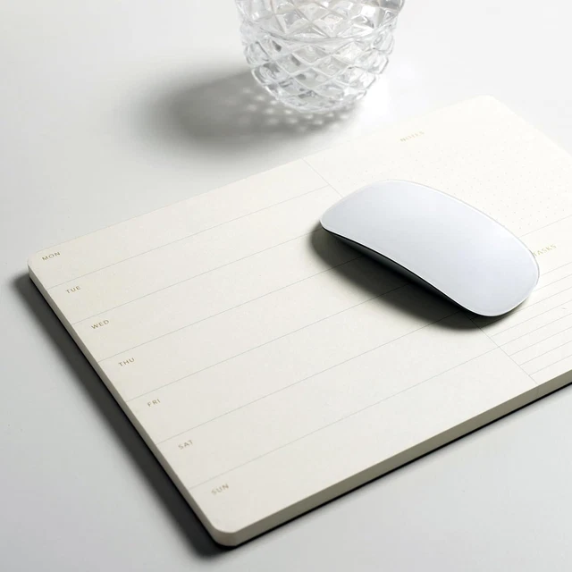 ELEGANT UNDATED WEEKLY Planner Pad, Tear off Sheets, Minimalist, Weekly ...