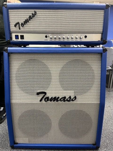 MARSHALL JCM 900 2100 head + mf400 cab Custom Colour Blue With Flight ...