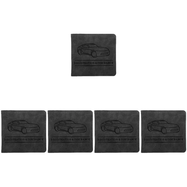 5 PIECES INFORMATION Folder Registration Holder Car Card Essentials £36 ...