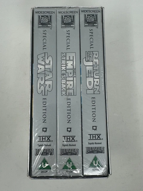 STAR WARS TRILOGY Widescreen Special Edition Silver VHS 1997 Sealed Tapes £9.99 - PicClick UK