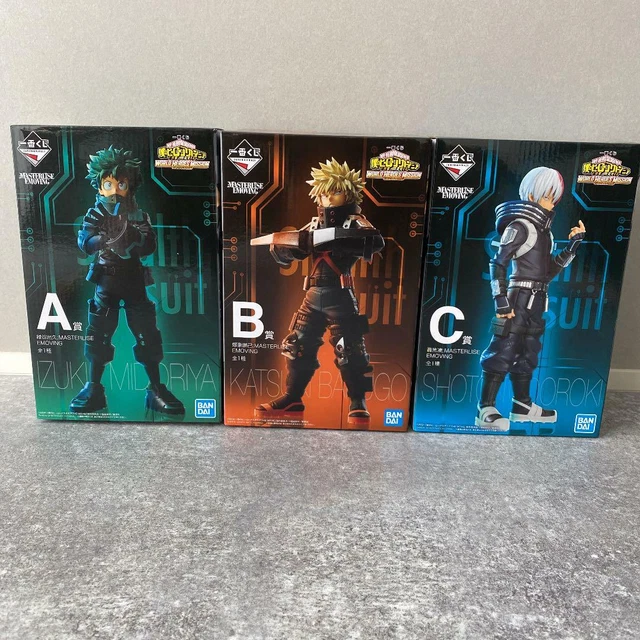 MY HERO ACADEMIA WORLD HEROES MISSION Ichiban Kuji Set of 3 Figures ...