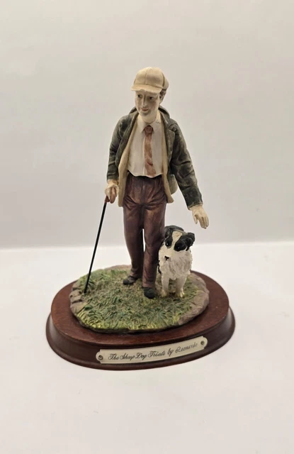 THE LEONARDO COLLECTION the sheep dog trials figurine Small Chip On The ...