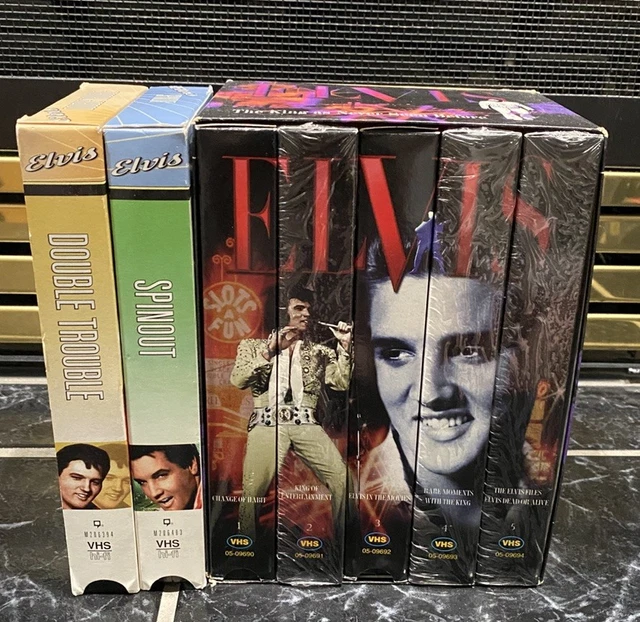 ELVIS PRESLEY VHS Box Set Collector 5 Series “The King As Never Seen ...