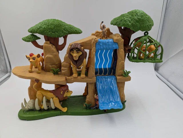 DISNEY LION KING Lion Guard Pride Rock Playset With Figures Bundle ...