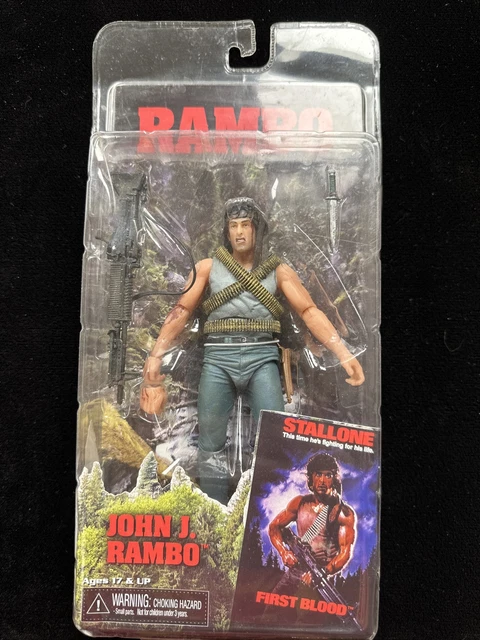 NECA FIRST BLOOD Series John J Rambo Action Figure $100.00 - PicClick CA