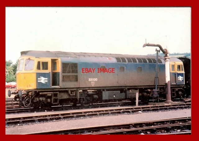 PHOTO BR Class 33 Loco No 33020 £1.65 - PicClick UK