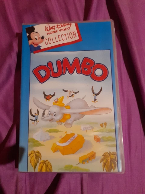 WALT DISNEY HOME Video Collection "Dumbo" Collector's Edition VHS ...