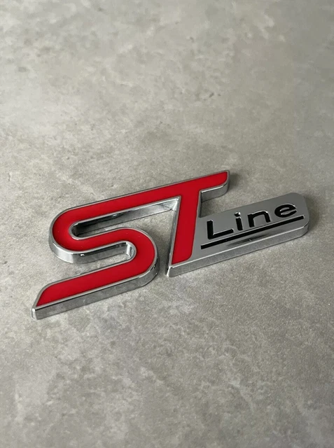 FORD FOCUS FIESTA Puma Kuga ST Line Badge Red £13.99 - PicClick UK