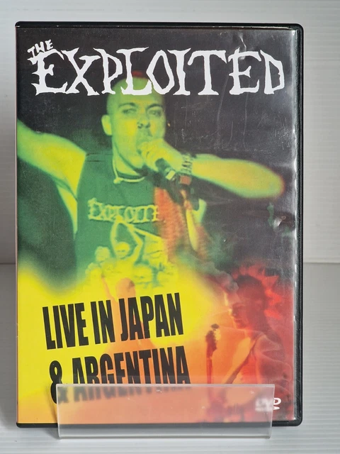 RARE PUNK SKINHEAD Oi DVD The Exploited Live In Japan & Argentina ...