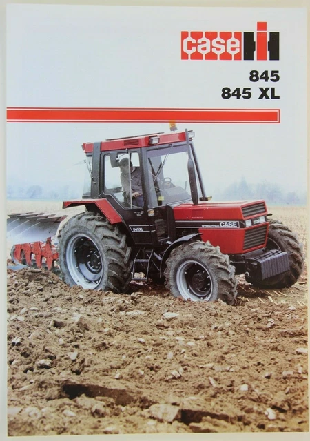 PROSPECTUS BROCHURE TRACTEUR CASE IH 845 - 845 XL tractor traktor prospekt EUR 19,99 - PicClick FR