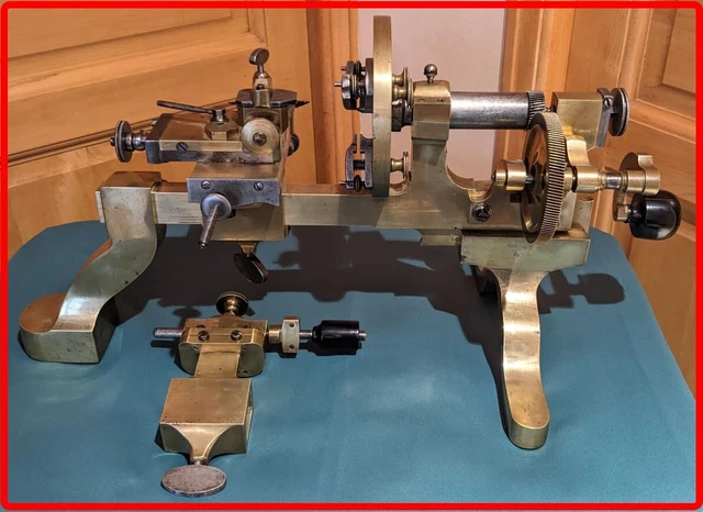 TOUR HORLOGER / WATCMAKER LATHE / UHRMACHERDREHBANK (no BOLEY BERGEON ...